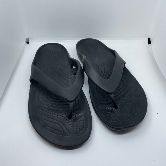 CROCS | Shoes | Crocs Kadee Ii Flip Flop Slides Sandal Black Womens ...